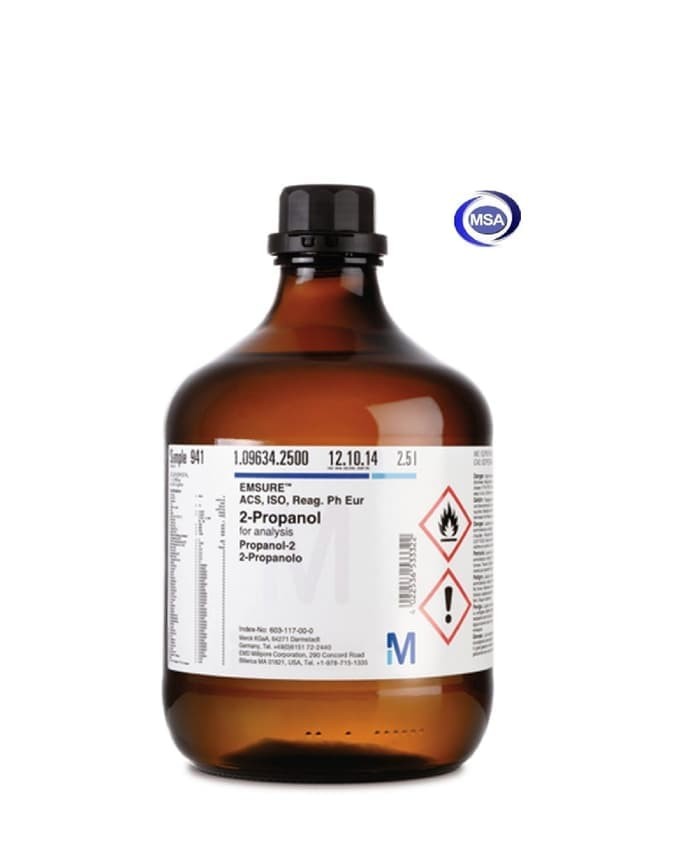 Jual MERCK 109634.2500, 2-Propanol PA cap. 2,5 ltr/ Isopropyl alcohol ...