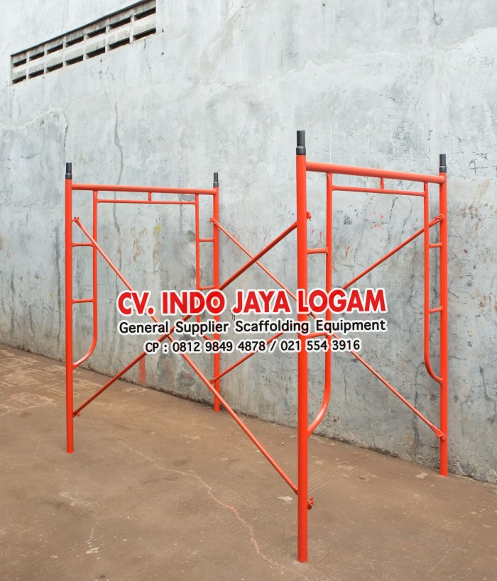Jual JUAL Steger Stager Stegger Scaffolding 1.70 170 cm 1 Set Baru SNI ...