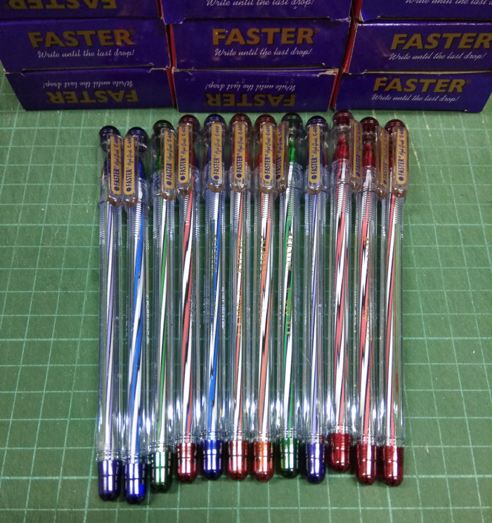 Jual Ballpoint/Pulpen FASTER C600 - Intishopcommcell | Tokopedia