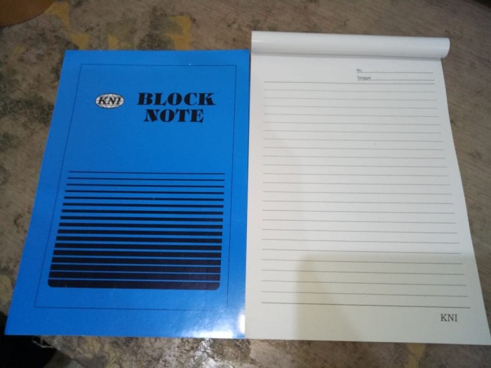 Jual KNI Block Note A5 / Buku Seminar - Jakarta Barat - Paper Shop Jkt | Tokopedia