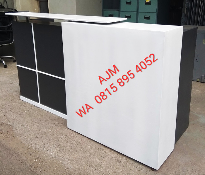 Jual Meja Resepsionis Meja Kantor Office Meja Counter Furniture Custom ...