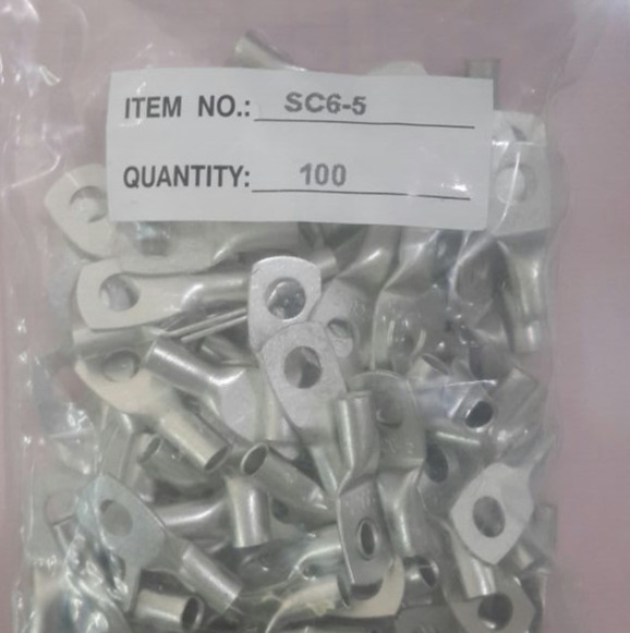 Jual Kabel Skun SC/Skun Kabel SC 6-5/Cable Lug / Scun Cable 6-5mm Per Bks - Jakarta Barat ...