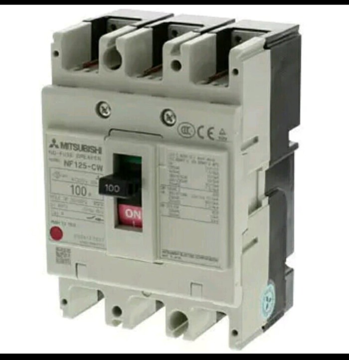 Jual MCCB / NFB 3P 100A 6.5kA MITSUBISHI NF125-CW - Jakarta Barat - Raspberry Pi Distributor ...