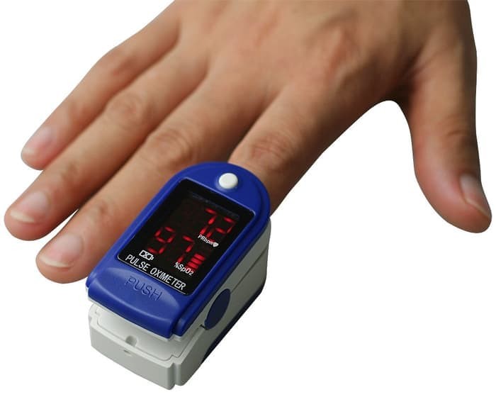 Jual Mini Digital Portable Finger SpO2 Blood Oxygen + Heart Rate Pulse ...