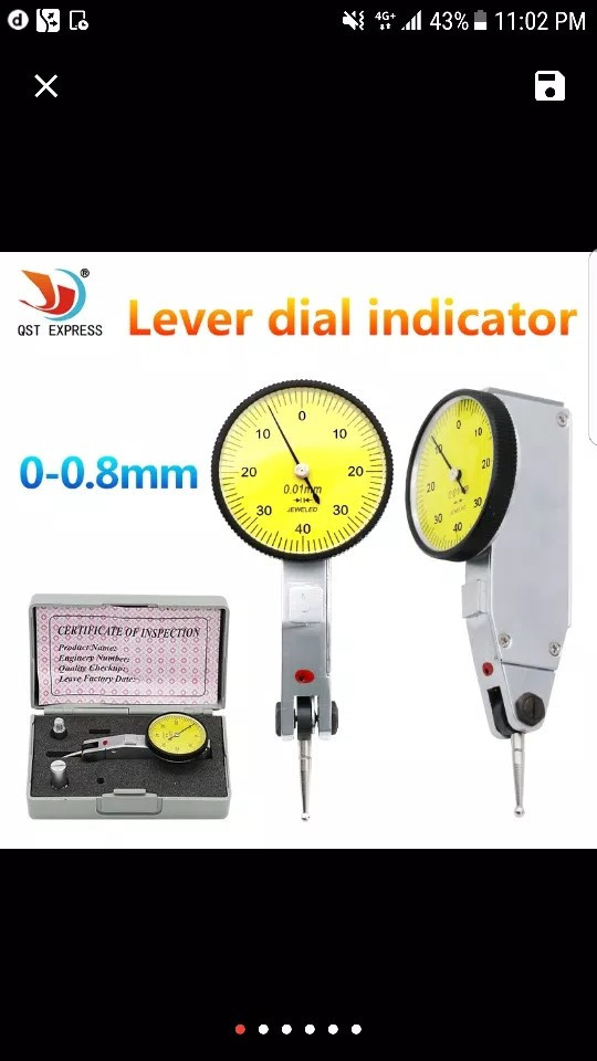 Jual LEVEL DIAL INDICATOR 0 0 8MM DIAL TEST GAUGE 0 01MM - Kota ...