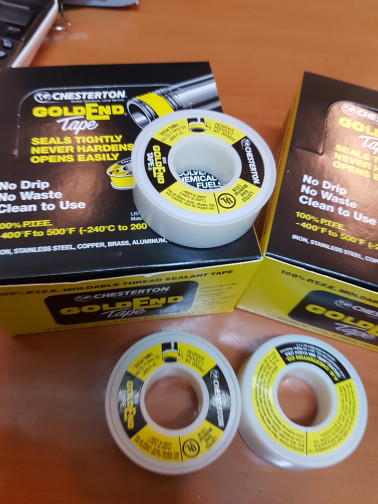 Jual SEAL TAPE Chesterton / CHESTERTON 800 GoldEnd Tape / Tahan Panas ...