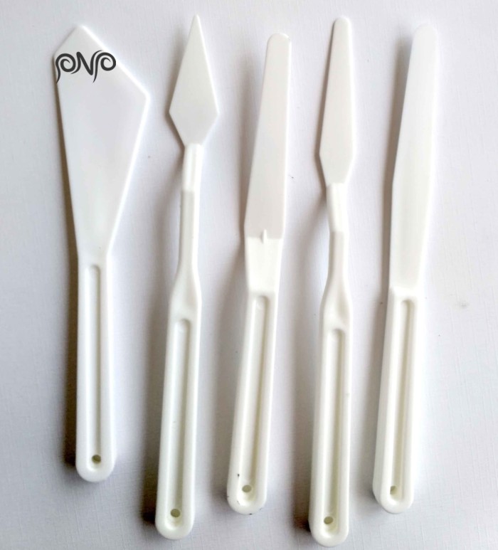Jual Pallete Knifes / Spatula / Clay Tools Plastik Paint Knife ...