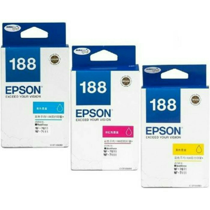 Jual TINTA EPSON T 188/ WF 7111/WF 7611 [C.Y.M] - Jakarta Selatan ...