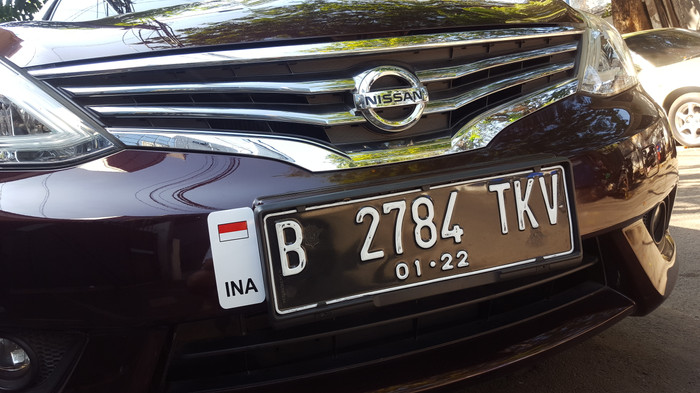 Jual Stiker INA license plate bendera Indonesia Merah Putih - Kota ...