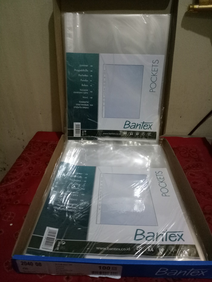 Jual Plastik PP Pocket A4 Bantex - Kota Tangerang - Pembina Stationery ...