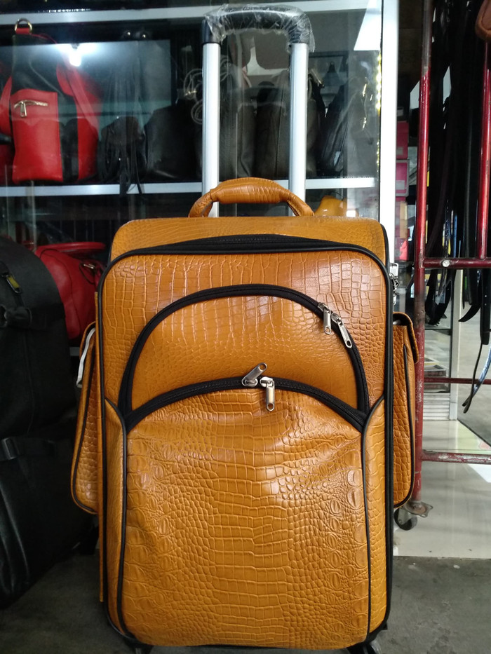 Jual koper full kulit asli DD716 - Kab. Garut - ds leather shop | Tokopedia