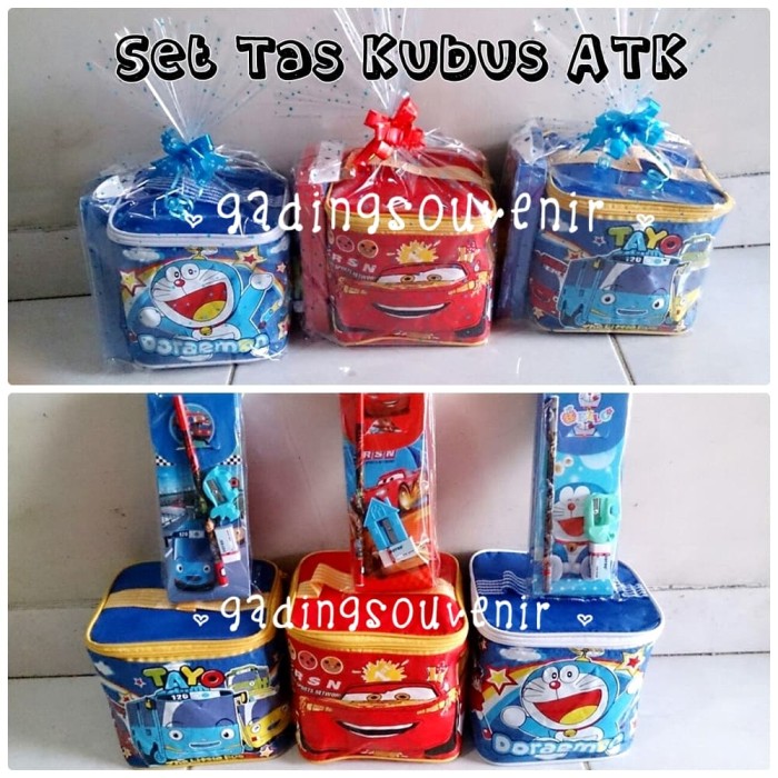 Jual GROSIR! Set Tas Kubus ATK/Paket Hadiah Ulang Tahun/Souvenir ...