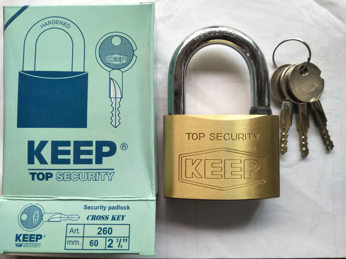 Jual Gembok KEEP 60mm Crosskey (anak kunci bintang / belimbing ...