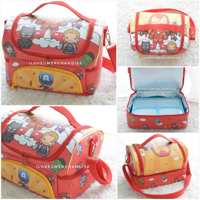 Jual Lunch Bag model Double Decker Smiggle Tas Bekal anak bekel muat ...