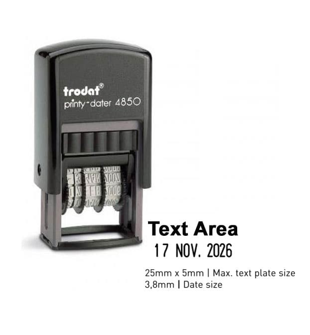 Jual Trodat 4850 Stempel Tanggal Otomatis Custom Text / Dater Otomatis - Jakarta Pusat - Bagus ...