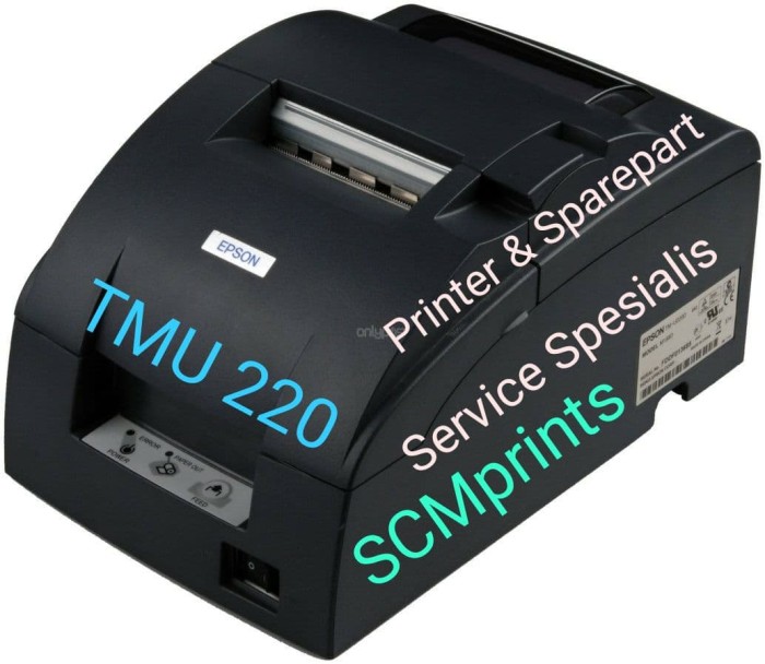 Jual Printer Epson TMU 220B USB Autocutter second / TMU-220 Printer ...