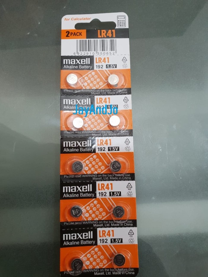 Jual Maxell Baterai LR41 - Battery LR41 1.5V - Jakarta Barat - jayandjo ...