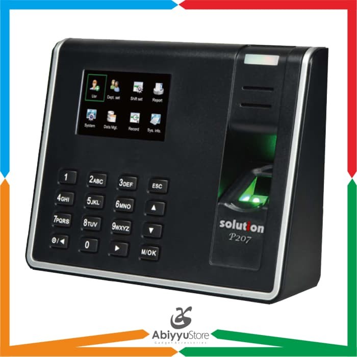 Jual Fingerprint Solution P207 / Mesin Alat Absensi Sidik Jari ...