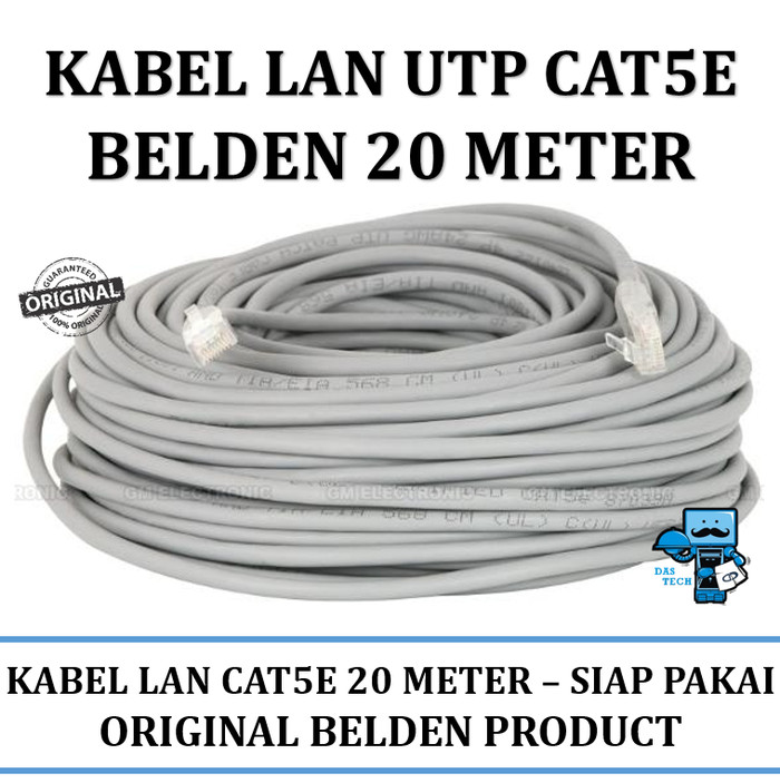 Jual Kabel LAN UTP Belden 20 METER High Quality Ready to use - Jakarta ...