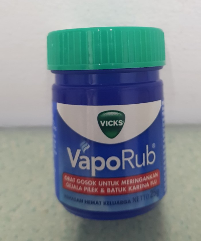 Jual VICKS VAPORUB 25G OBAT GOSOK BALSEM MERINGANKAN PILEK BATUK - Kota ...