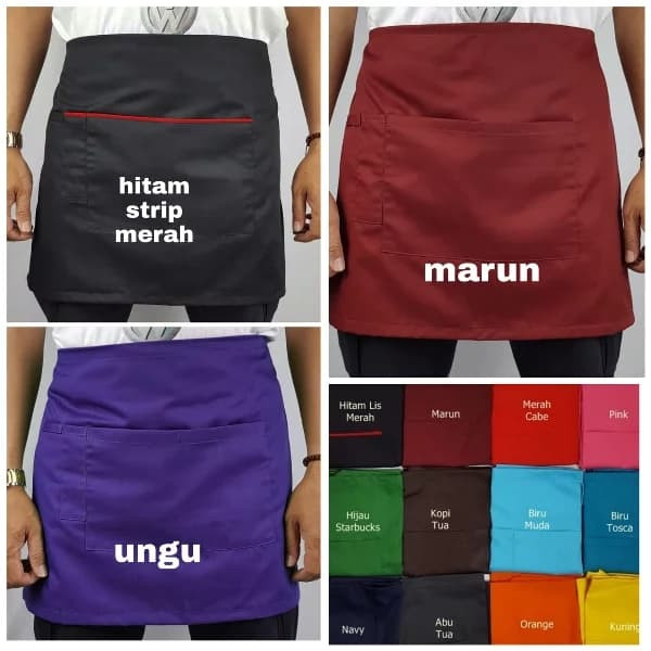 Jual Apron Mini / Celemek Ukuran Pendek - Kab. Bandung - Bumaz ...