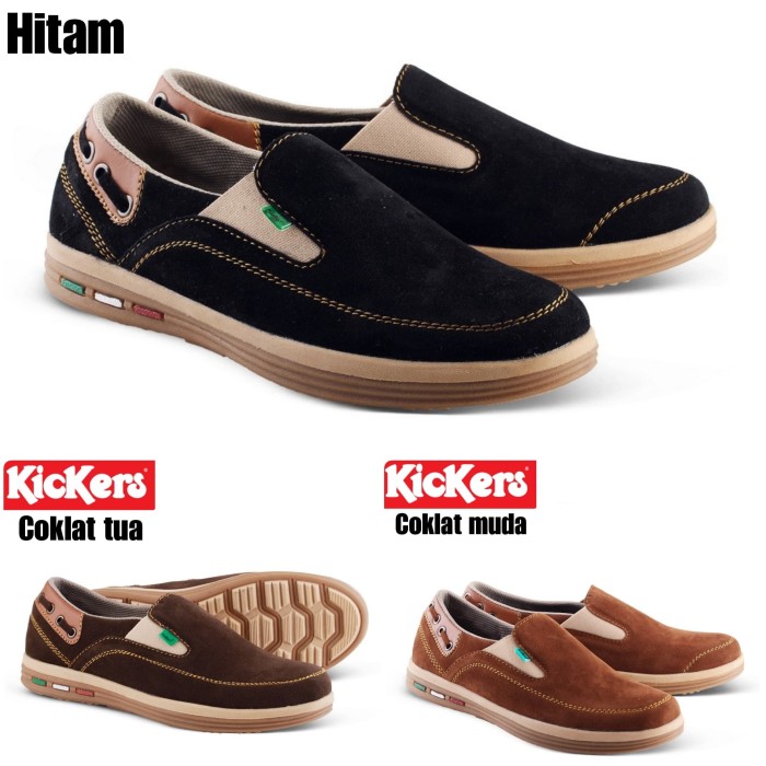 Jual GROSIR KICKERS!! SEPATU CASUAL PRIA KICKERS LINEA SLIP ON SELOP ...