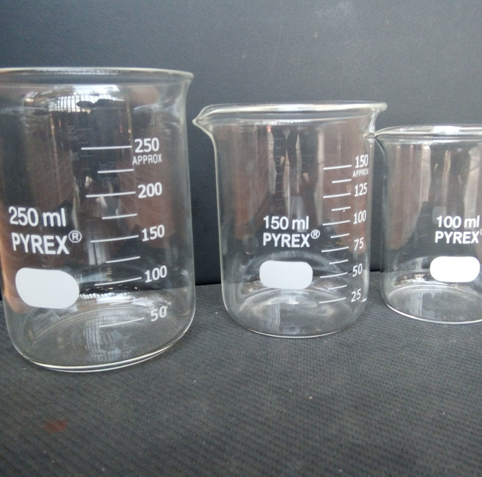 Jual BEAKER GLASS 250ML , 125ML, 100ML PYREX - Kab. Bandung Barat ...
