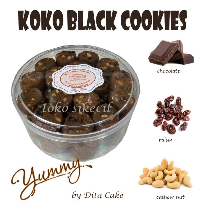 Jual Kue Kering Coklat Kismis Mede Choco Cashew Raisin Cookies Dita Cake Kota Bandung Toko