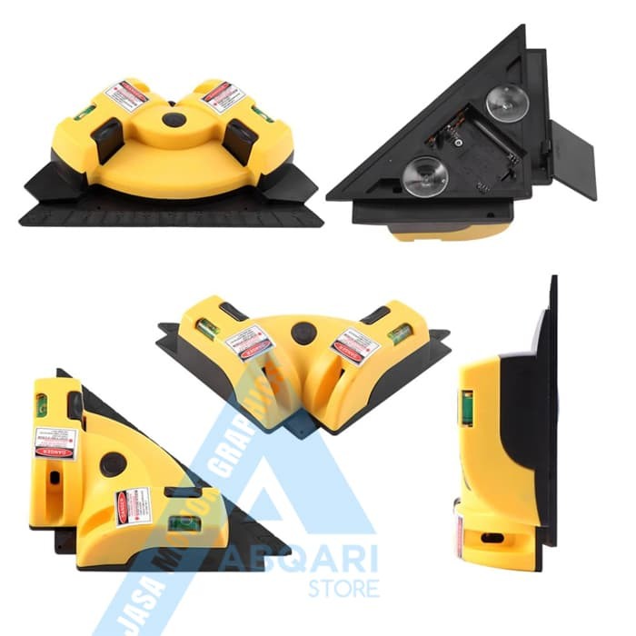 Jual meteran siku laser 90 derajat / Vertical Horizontal Laser Line ...