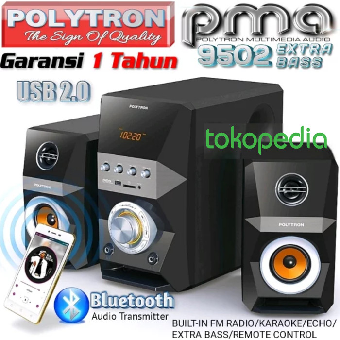 Jual SPEAKER POLYTRON PMA 9502 - Kota Depok - MJ_Elektronik | Tokopedia
