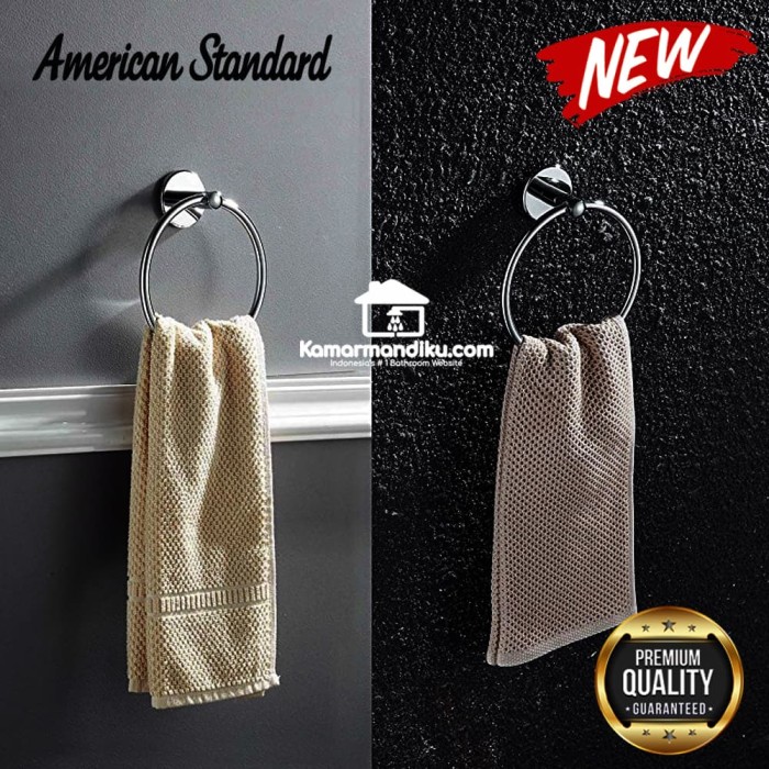 Promo American Standard Gantungan Handuk hotel bulat Stainless steel ...