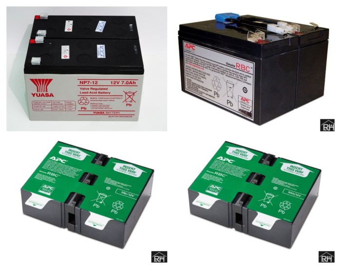 Jual RBC123 RBC124 RBC142 Battery Competible For UPS APC. Baterai YUASA ...