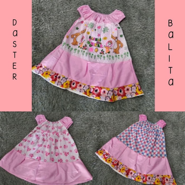 Jual BAJU DASTER LUCU ANAK BALITA - DASTER KECIL ANAK BALITA PEREMPUAN ...