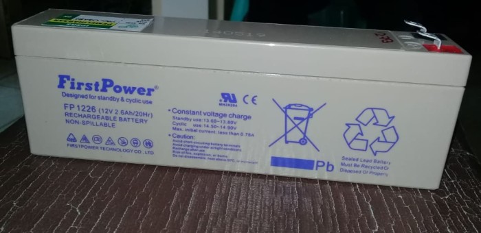 Jual FP1226 FIRST POWER BATTERY - Kota Cimahi - GANDAMANA KOMPUTER ...