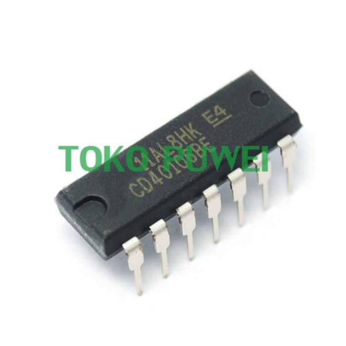 Jual CD40106BE CD 40106 BE CD40106 Inverter Schmitt Trigger DIP 14 Pin ...