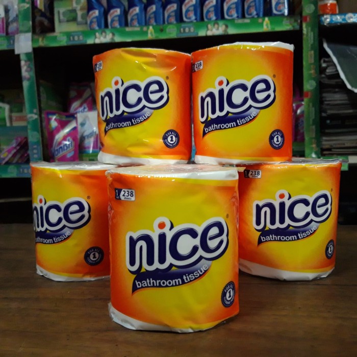 Jual nice bathroom tissue tisu toilet tisu roll reffil 238 sheets ...