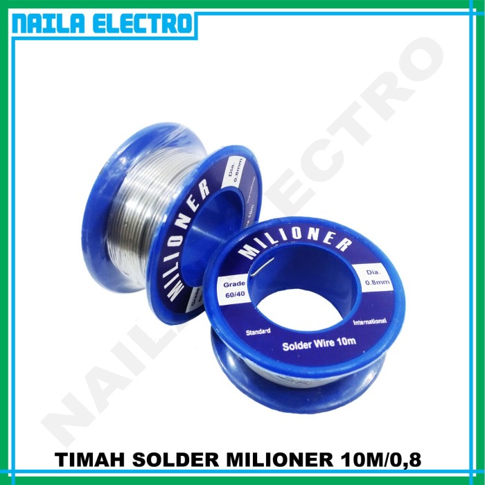Jual Timah Solder 10 Meter / Tenol Solder Milioner / Solder Wire 10m ...