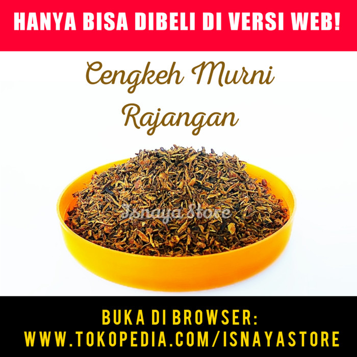 Jual Cengkeh MURNI Asli Rajangan Rokok Nikmat Bumbu Tembakau Tembako ...