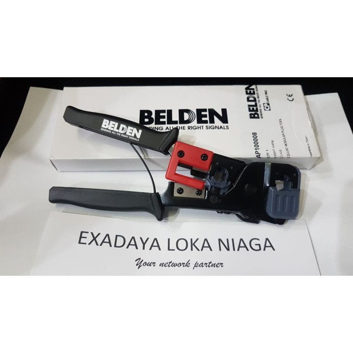 Jual Belden Crimping Tool Modular Plug RJ45 RJ11 ORIGINAL ( AP100008 ...