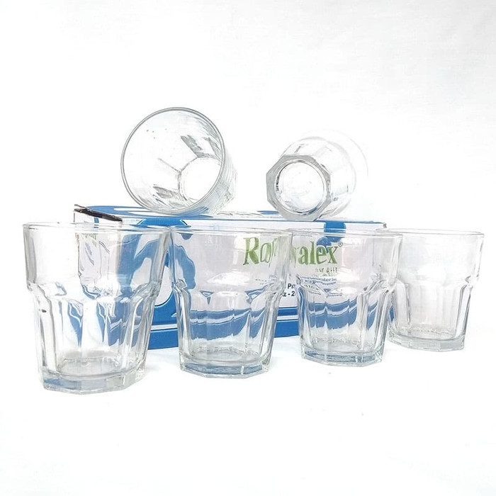 Jual KIG Gelas Juice/ gelas ice tea/ ice teh/ Rock gelas 10 oz - 6 pcs ...
