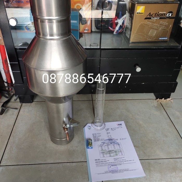 Jual Ombrometer OBS Alat Ukur Curah Hujan (stenless Stainless Steel ...