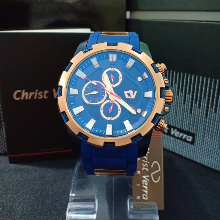 Jual CHRIST VERRA CV C 75017 G JAM TANGAN PRIA ORIGINAL GARANSI RESMI ...