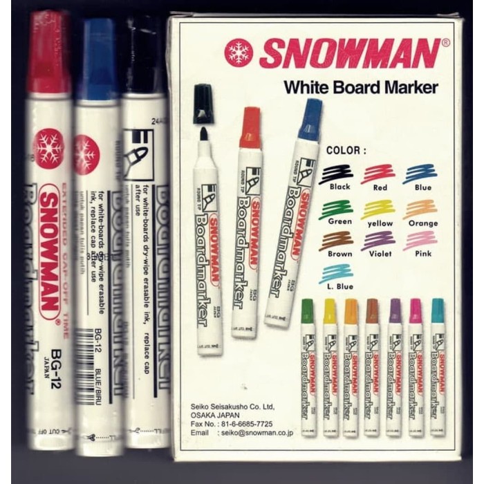 Jual Spidol Snowman Whiteboard - Jakarta Timur - Copy & Go | Tokopedia