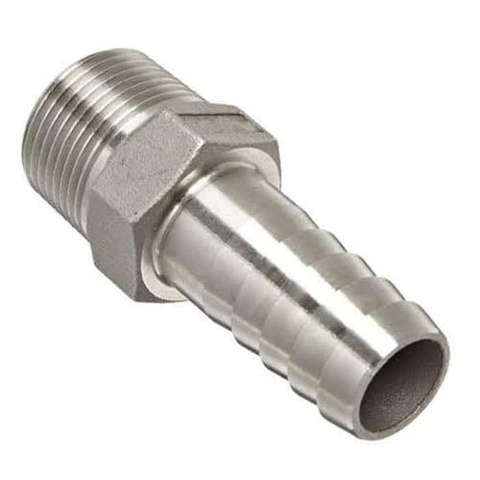 Jual hose nipple/nepel selang stainless 1/4" inch - Jakarta Barat ...