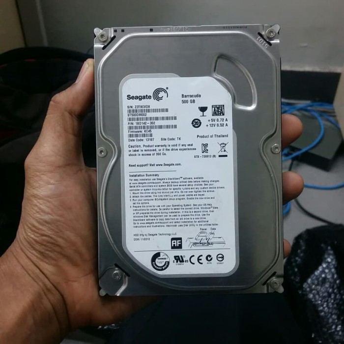 Jual Hardisk 500gb seagate garansi - Jakarta Timur - Toko Idelekdesain ...
