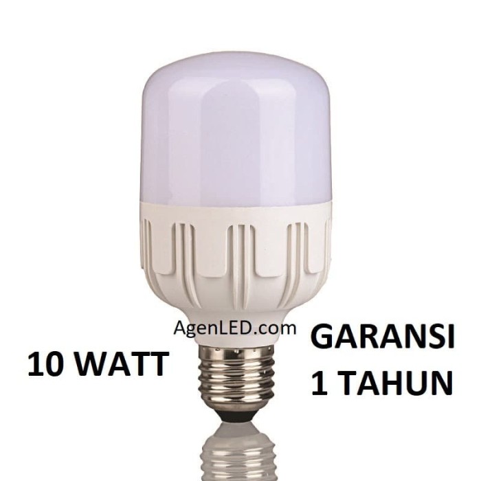 Jual Lampu LED 10W Bohlam 10 w watt white Bulb jumbo 6 8 9 10 PUTIH KAPSUL - Jakarta Pusat ...