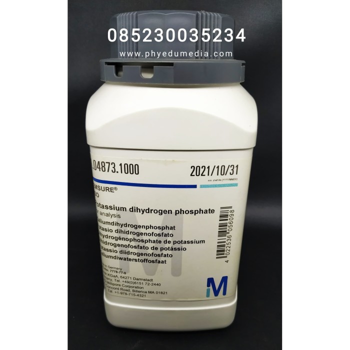 Jual potassium Dihidrogen Fosfat ( KH2PO4 ) analis Merck eceran per ...