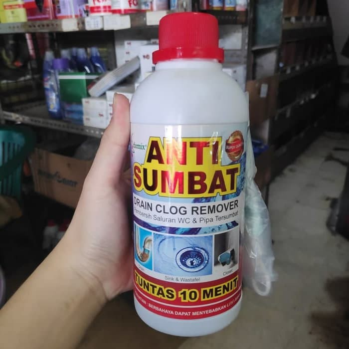 Jual cairan anti sumbat wc - soda api cair - pembersih saluran pipa ...