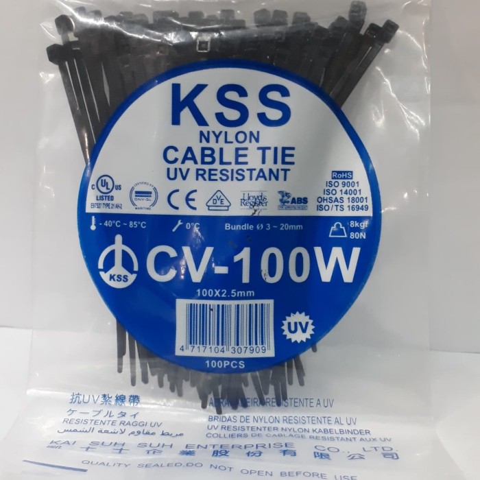Jual CABLE TIE KSS UV CV - 100W - Jakarta Pusat - Inti Sarana Listrindo | Tokopedia