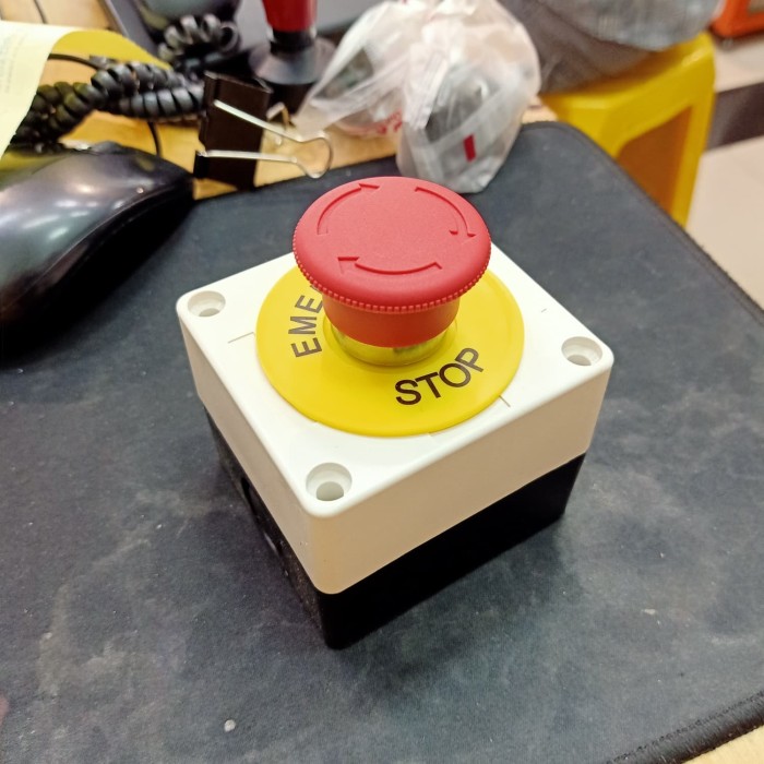 Jual Emergency push button+box/emergency stop push button - Jakarta ...